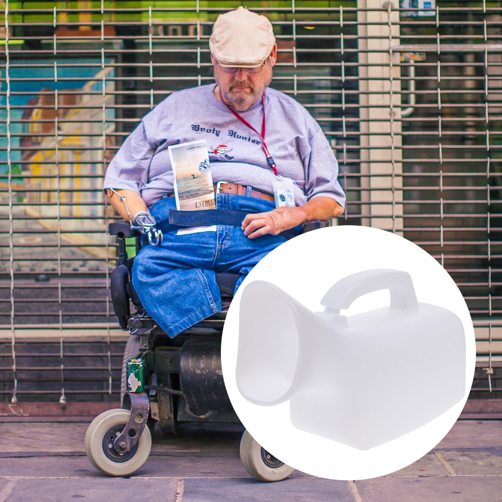 WEAVILUX Emergency Urine Bottle Patient Urinal Transparent Plastic ...