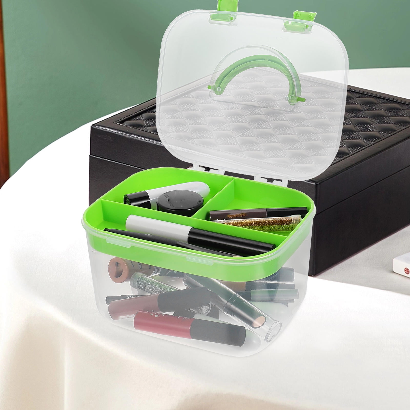 WEAVILUX 1Set Plastic Layer Storage Box with Round Corners for Home and ...