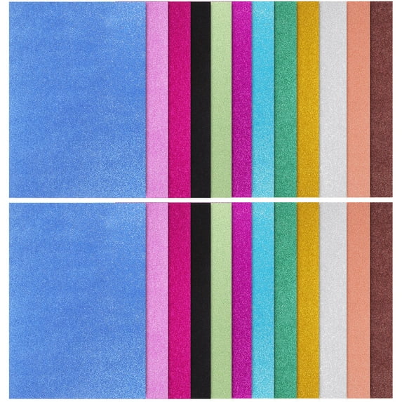 WEAVILUX 26 Sheets Shimmer Paper Cardstock Assorted Color For Art ...