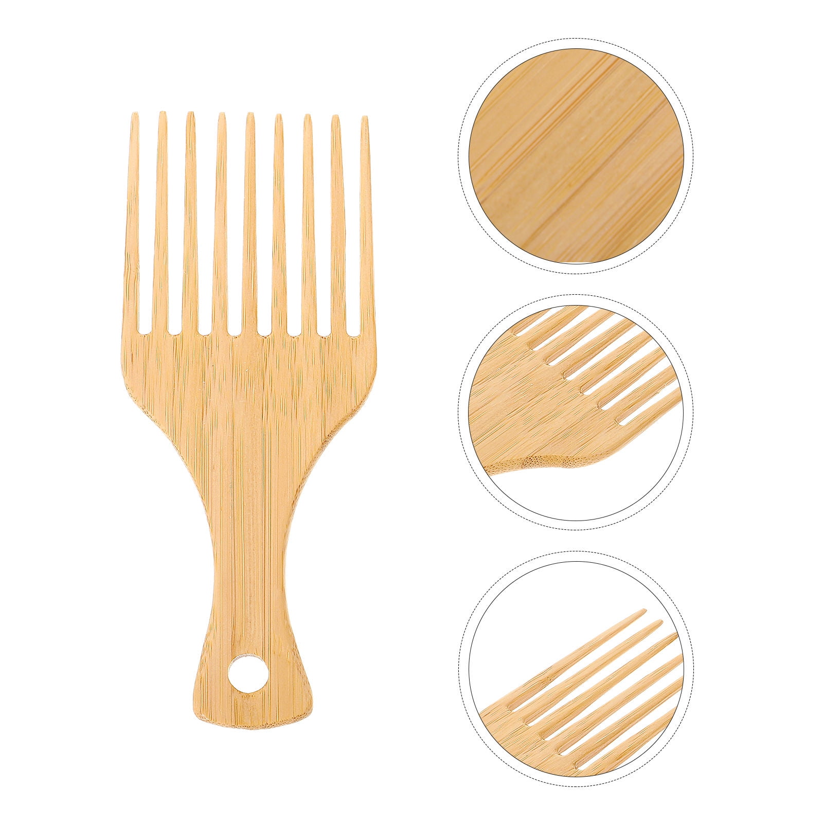 WEAVILUX 2Set Straight Hair Comb Synthetic Material for Men in Khaki 16 ...