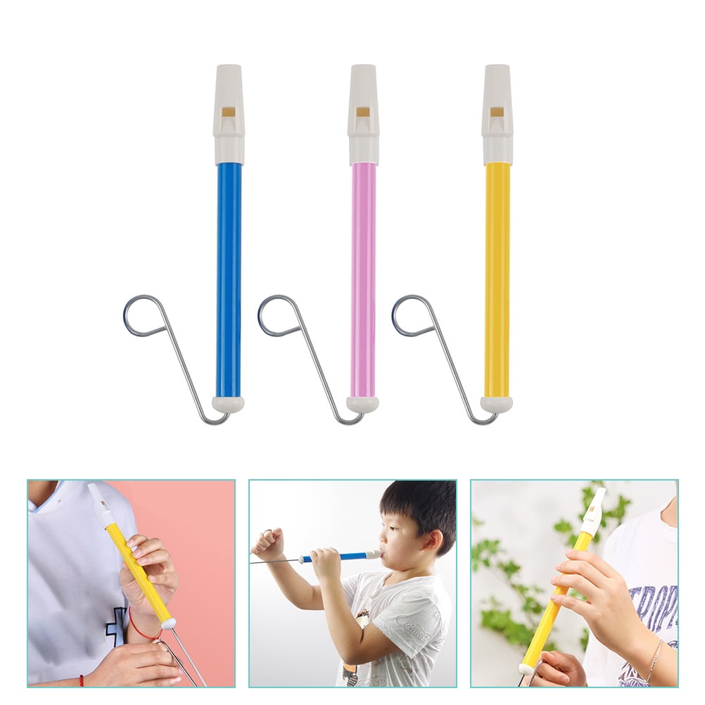 WEAVILUX 3pcs Cylindrical Slide Whistles for Kids ABS Metal Music Play ...