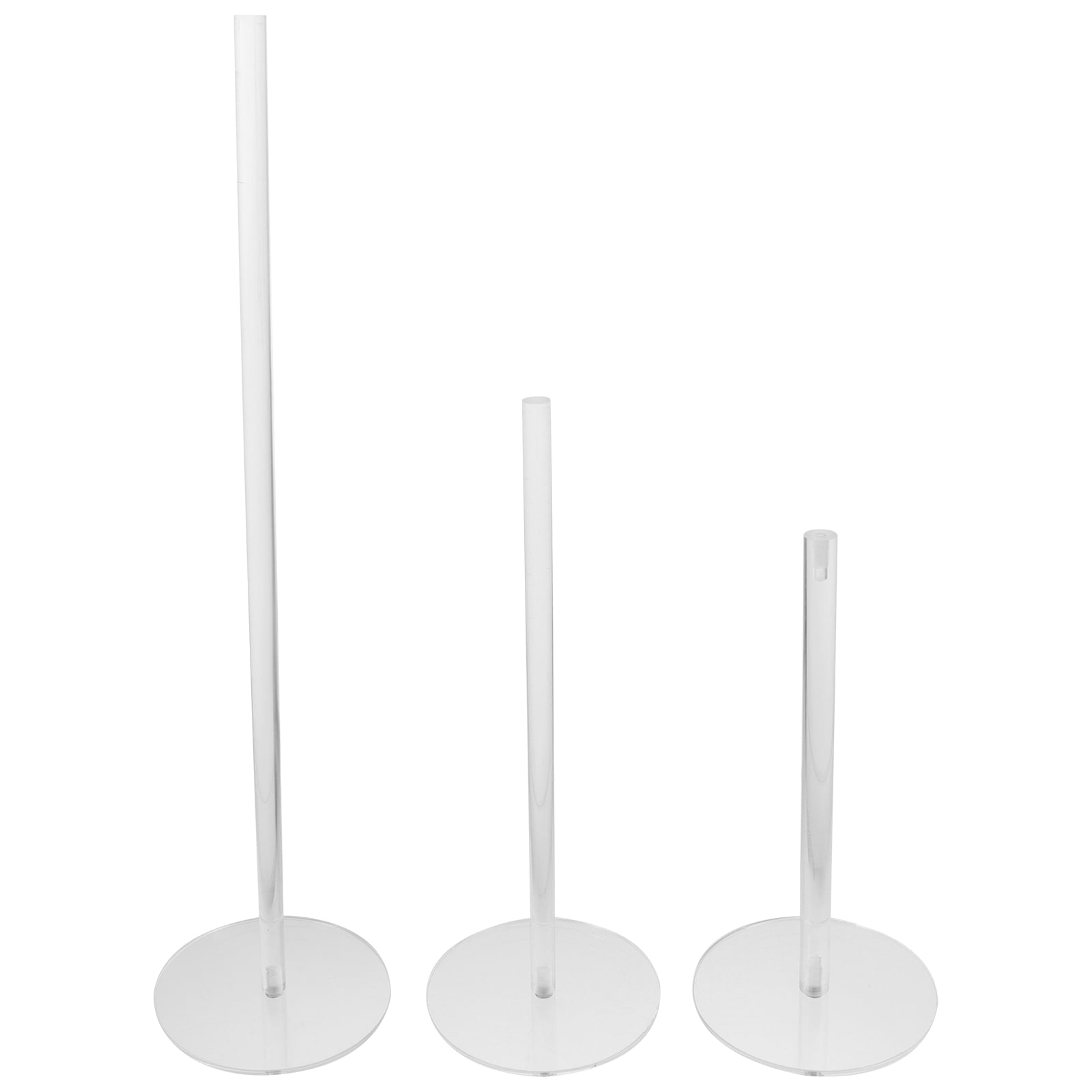 WEAVILUX 3Pcs Transparent Acrylic Donut Racks for Wedding and Birthday ...