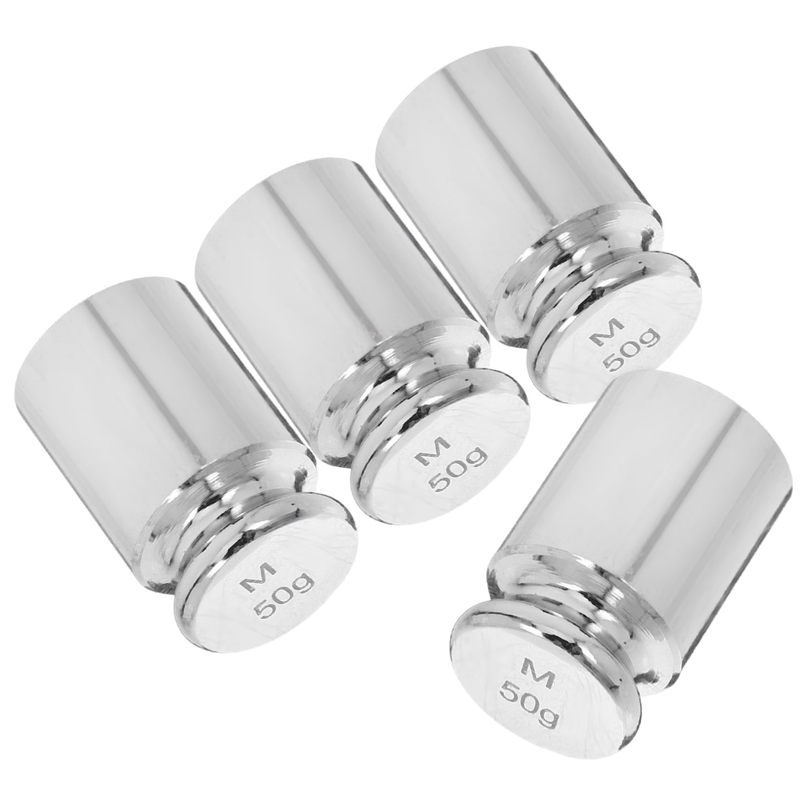 WEAVILUX 4Pcs Small Weights for Women Chrome Plated Steel Integrated ...