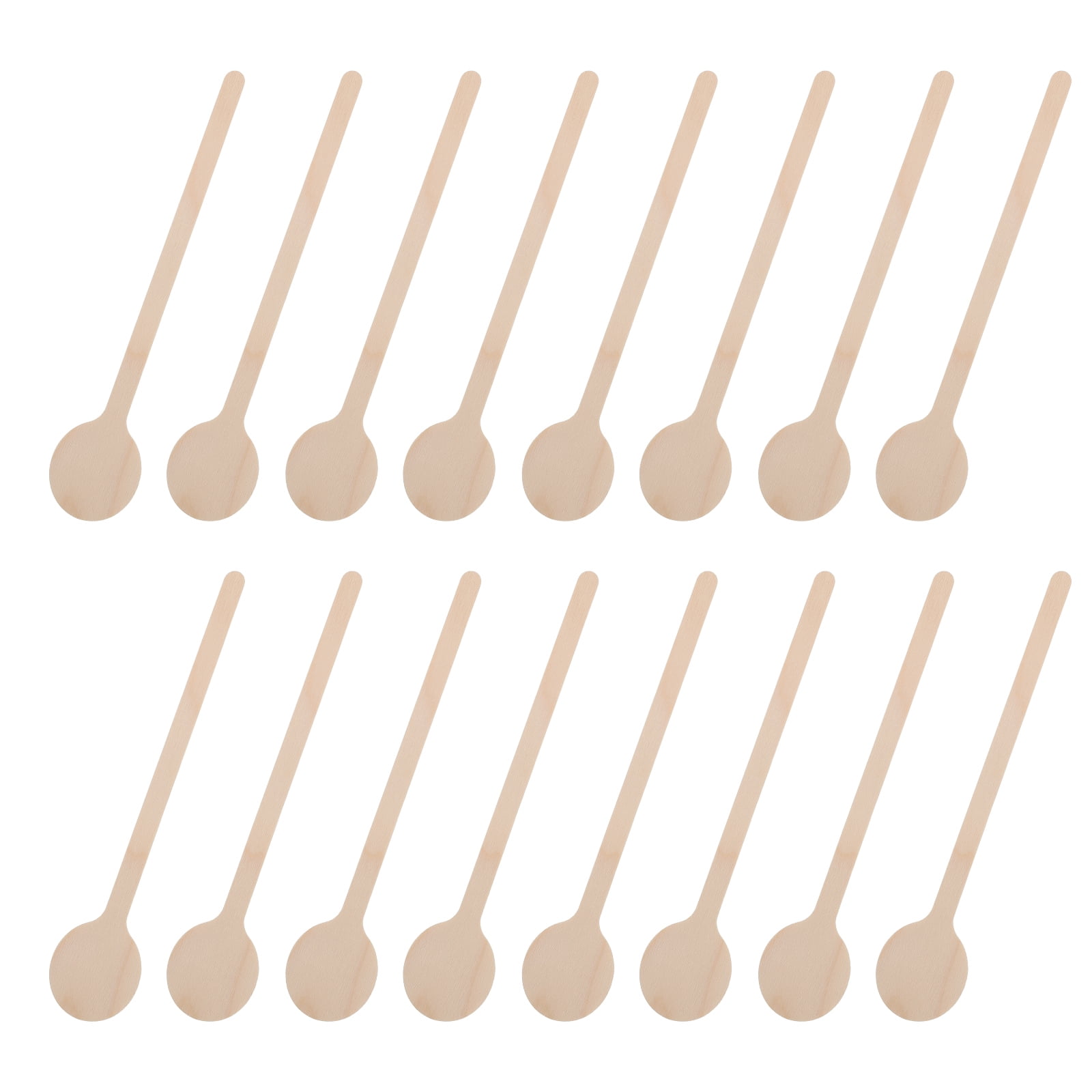 WEAVILUX Stirring Stick Stirring Sticks Wood Color 50Pcs - Walmart.com