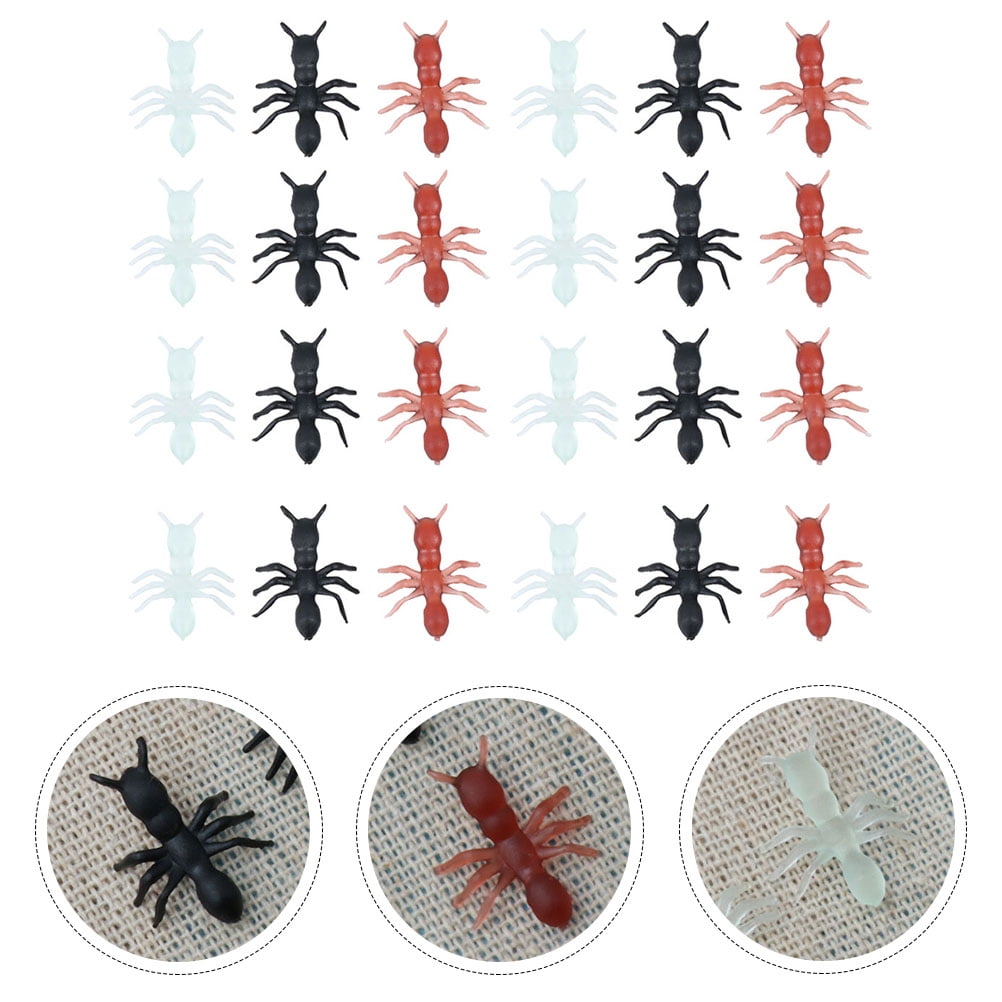 WEAVILUX 50Pcs Simulation Ants Prank Toys for Kids and Adults at Party ...