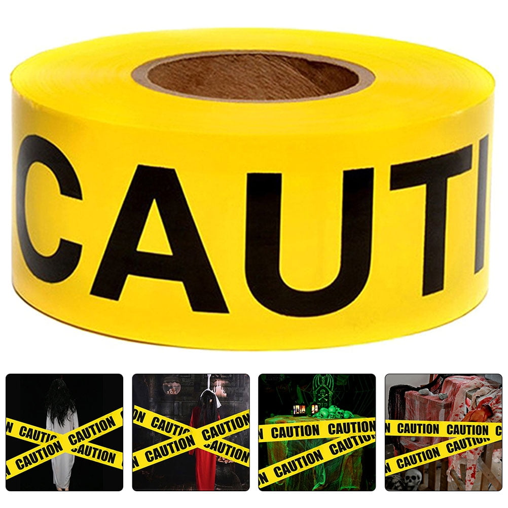 WEAVILUX Caution Tape 1 Roll Yellow Warning Line for Party and Event ...