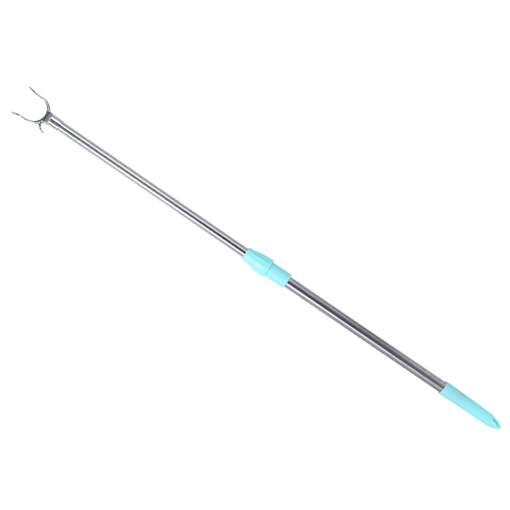 WEAVILUX Silver Aluminum and Stainless Steel Clothes Reaching Rod for ...