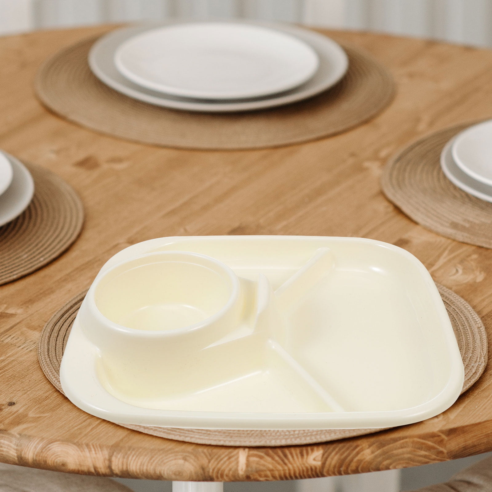 WEAVILUX Divided Plates 2Pcs for Portion Control and Healthy Eating ...