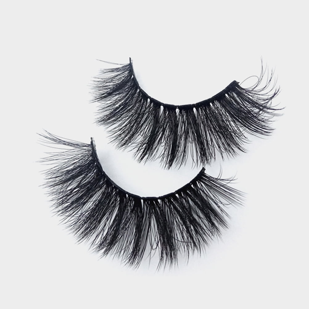 WEAVILUX False Lashes False Eyelash Black 3D Fiber 15Set - Walmart.com