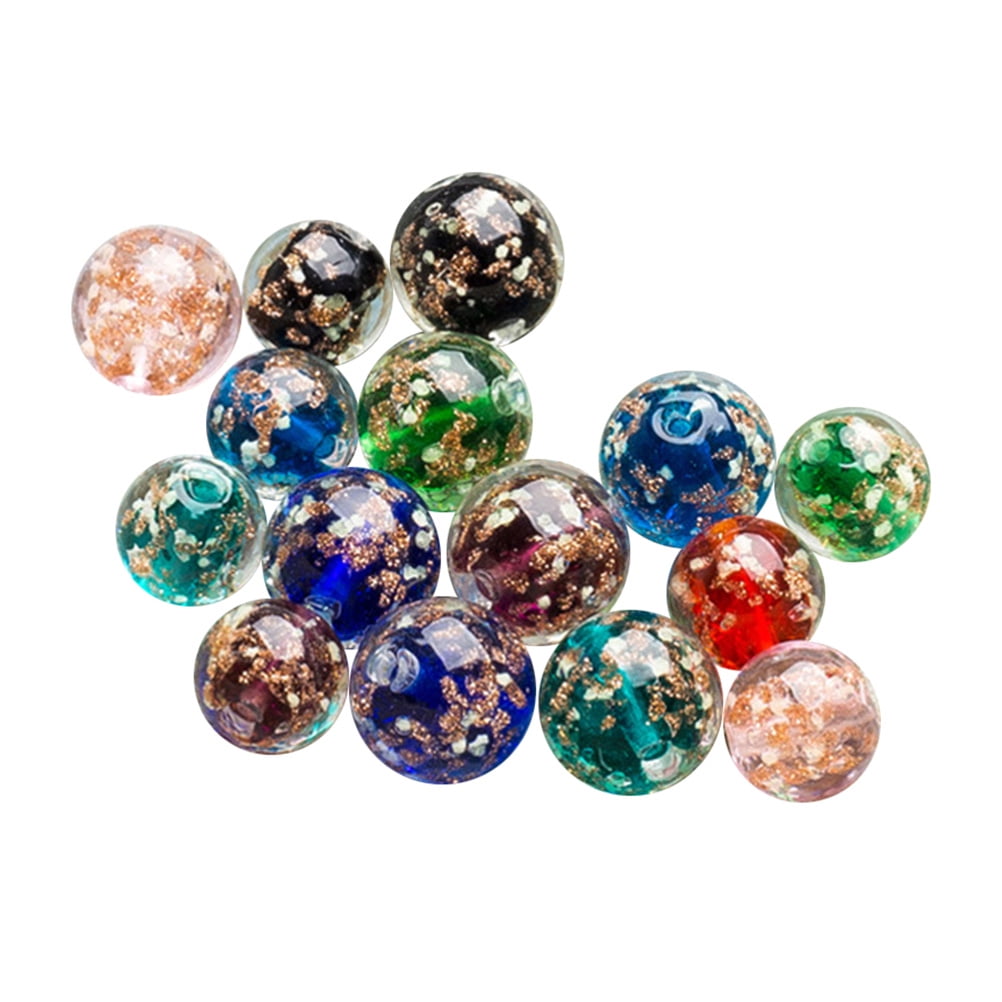 WEAVILUX Glow In The Dark Beads 40Pcs Assorted Color Round Simple ...