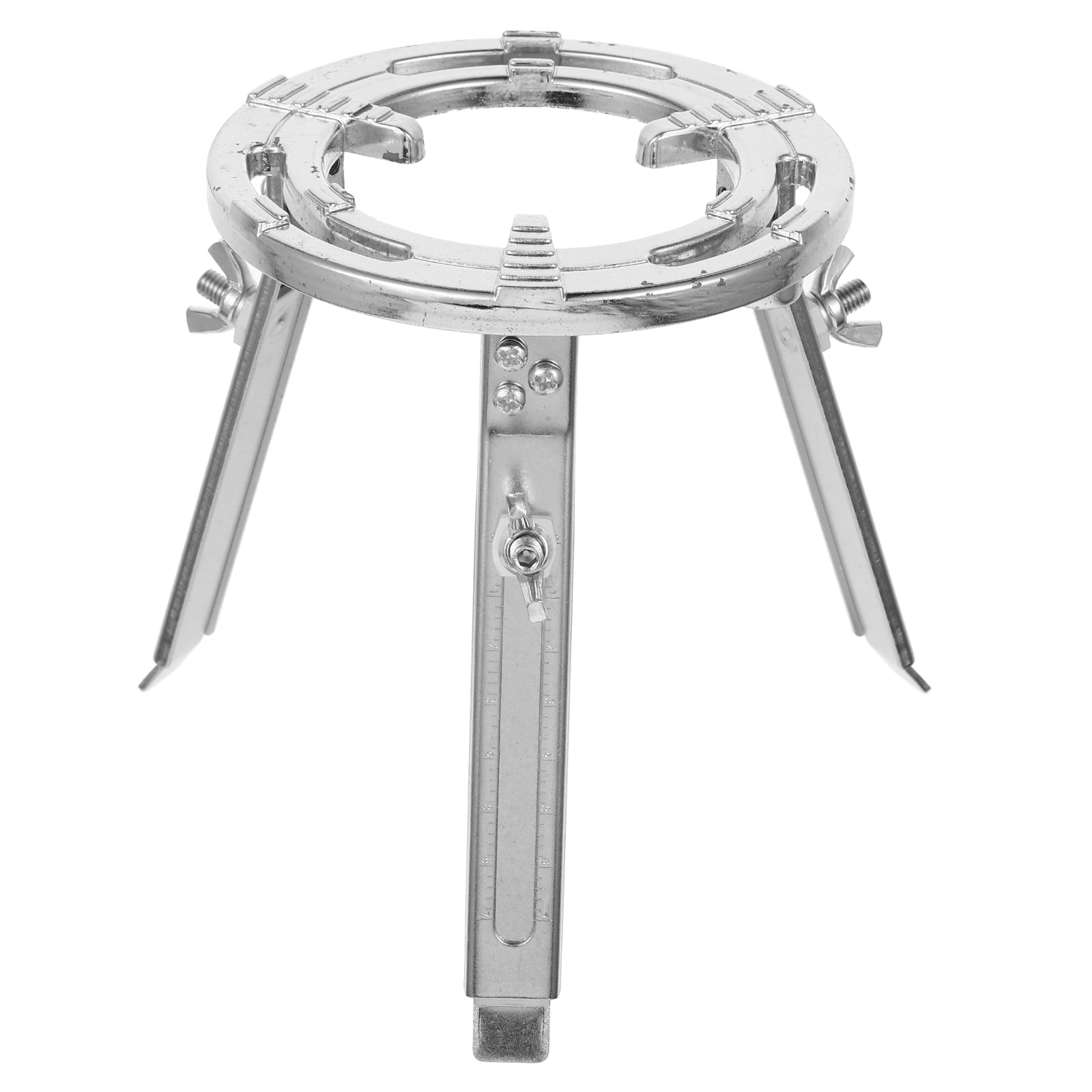 WEAVILUX Lab Bunsen Burner Tripod Stand Silver For Chemistry Lab 1Pcs 8 ...