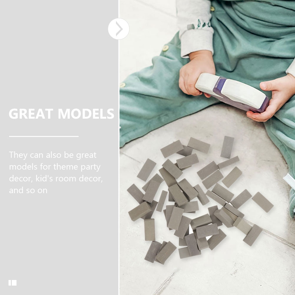 WEAVILUX Miniature Bricks 100Pcs for Architecture Building Display and ...