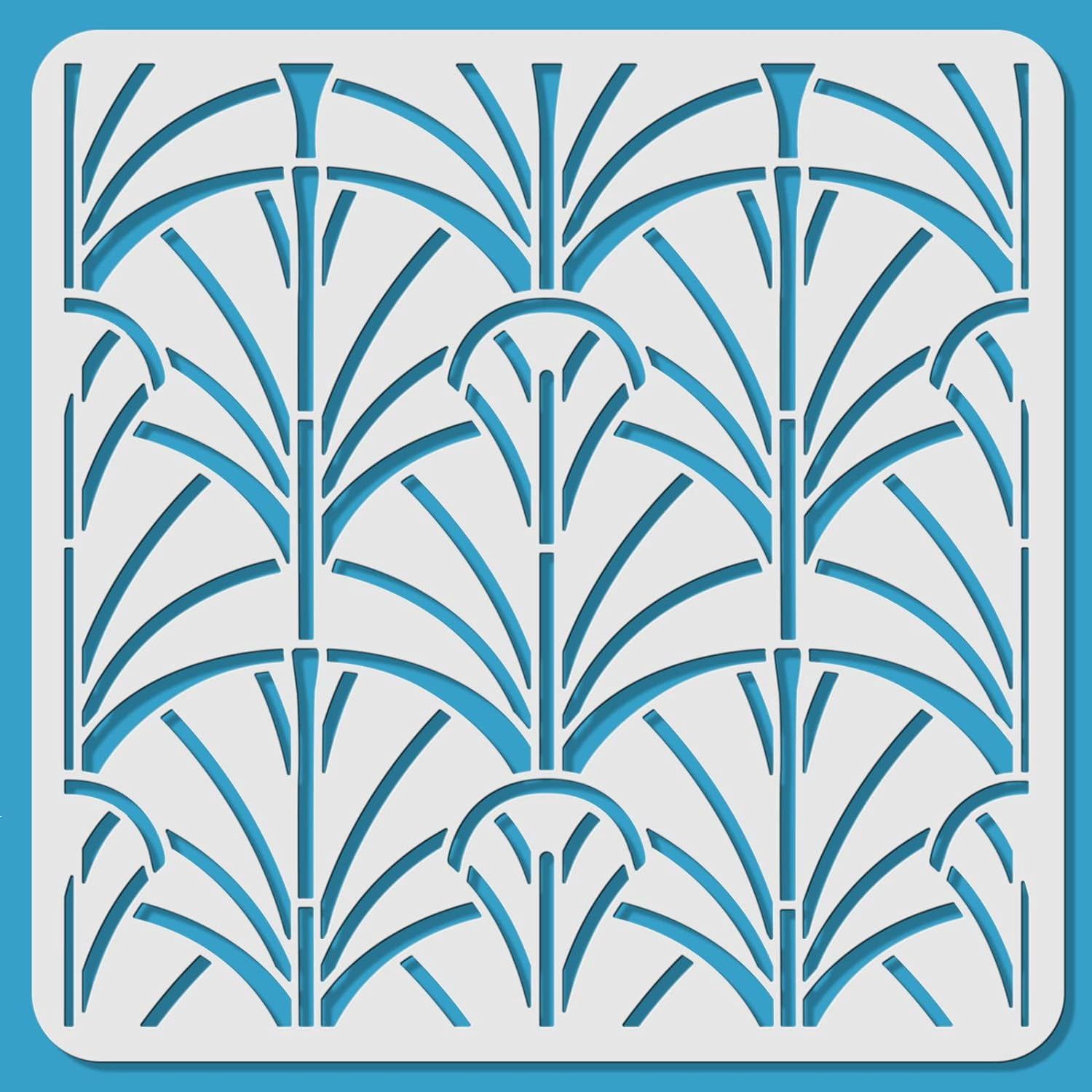 WEBEEDY Outline Furniture Stencil for Painting 11.8×11.8 inches ...