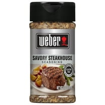 Weber Steak 'N Chop Seasoning for Beef and Pork, Premium Spices Blend, Gluten Free, 6 oz ...
