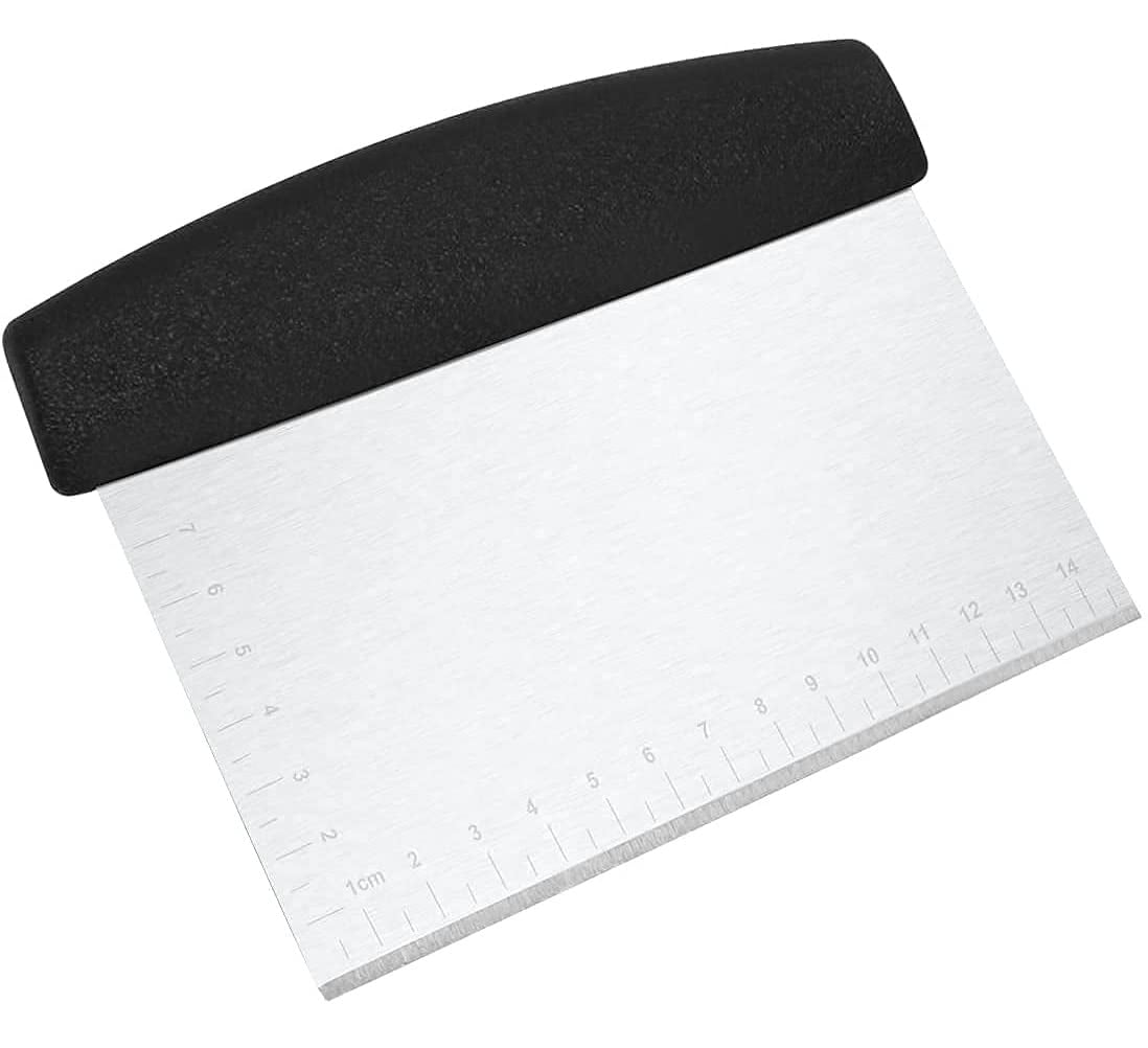 WECEF Bench Scraper Dough Scraper Kitchen MultiPurpose Stainless Steel ...