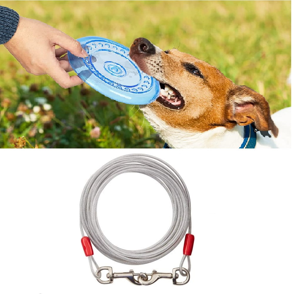 WECENT Reflective Large Dog Chain Cable 33FT for Dogs up to 125lbs,In ...