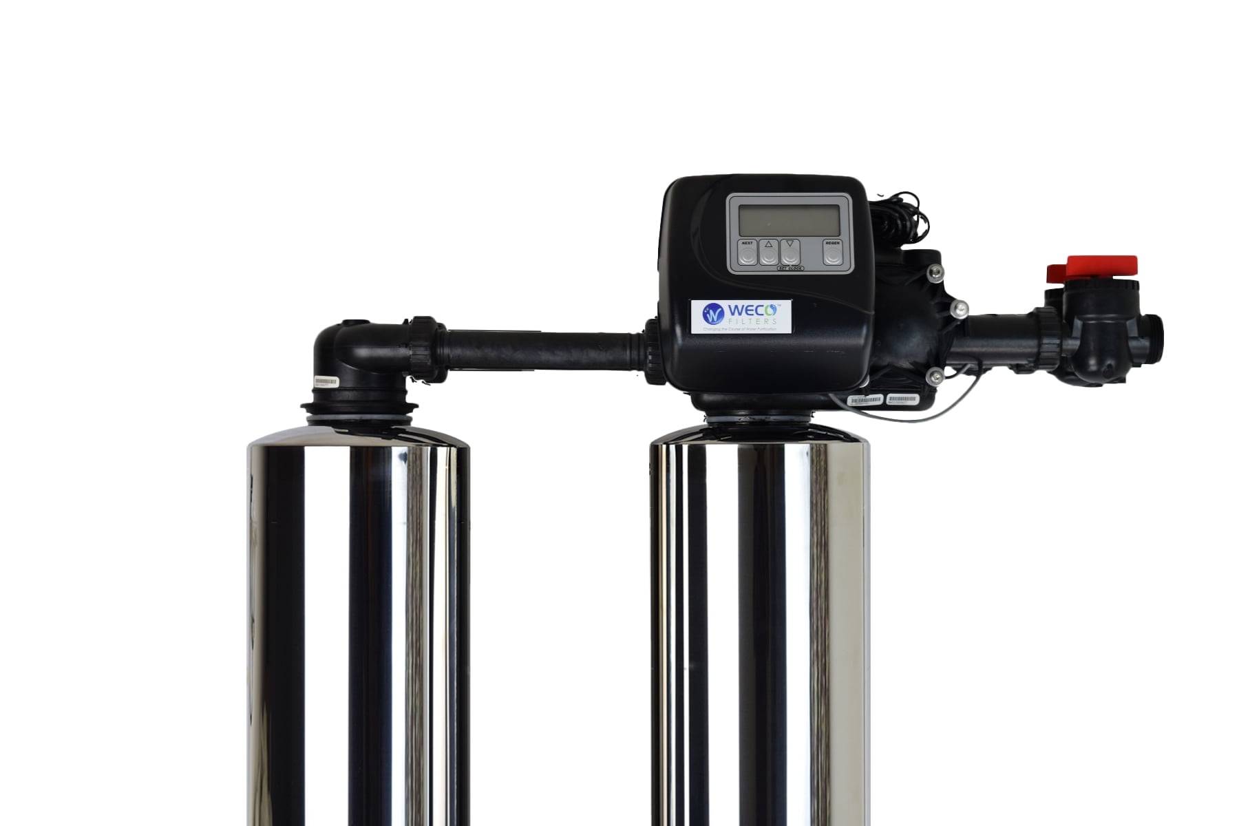 WECO 2MC-1054 High Efficiency Twin Alternating Water Softener for Water Hardness Reduction ...