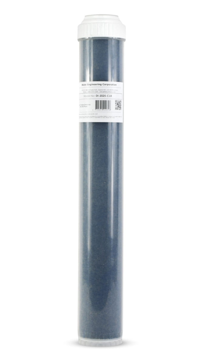 WECO Color Changing Deionizing Mixed Resin (DI) 2-1/2" x 20" Cartridge ...