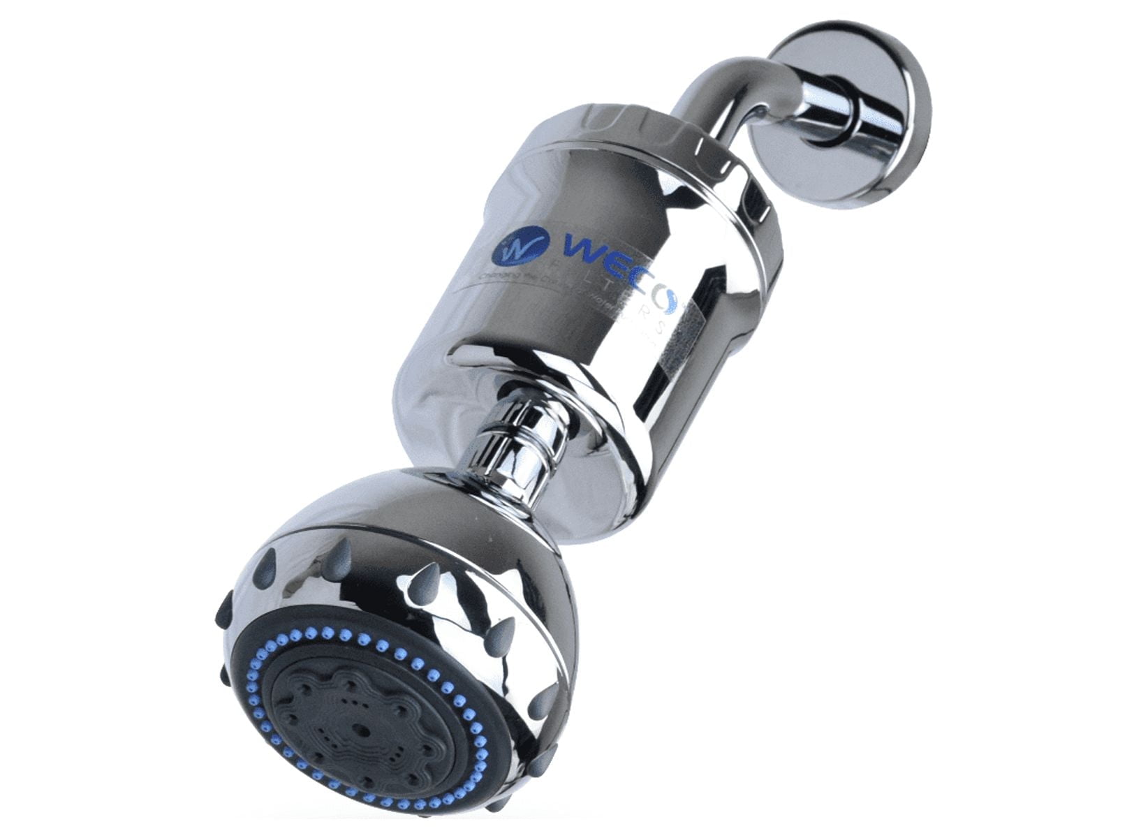 WECO Multi Stage Dechlorinating Shower Filter with Shower Head - Chrome ...