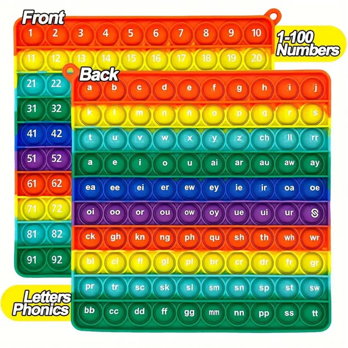 WEDAN STEM Math Learning Tool - 12x12 Interactive Grid System with 169 ...