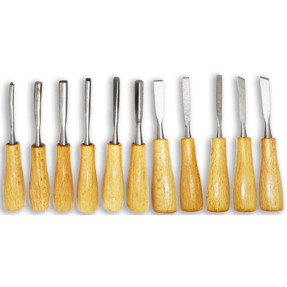 WEDGE 11 Piece Fine Carving Tools Set | Compact 5.5" (14 cm) Length| 2. ...