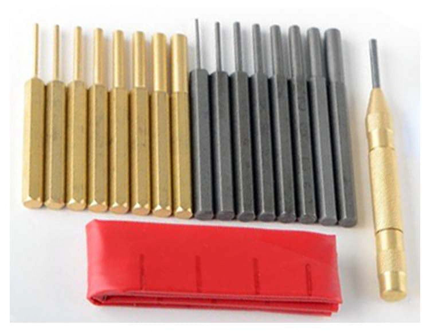 WEDGE Brass & Steel Punch Set | 5.5" (14 cm) Automatic Center Punch ...