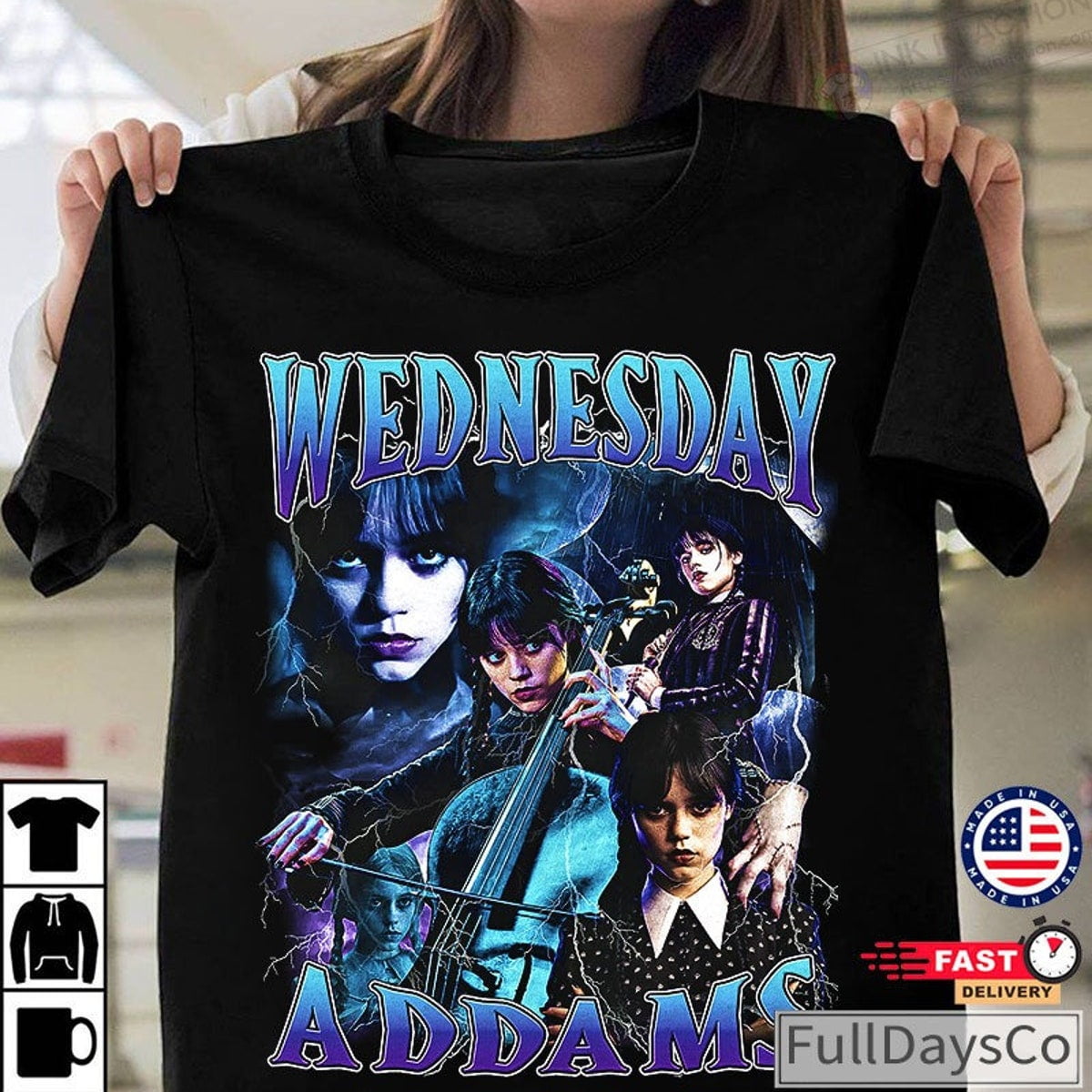 WEDNESDAY ADDAMS Vintage Shirt, Wednesday Addams Tshirt, Wednesday ...