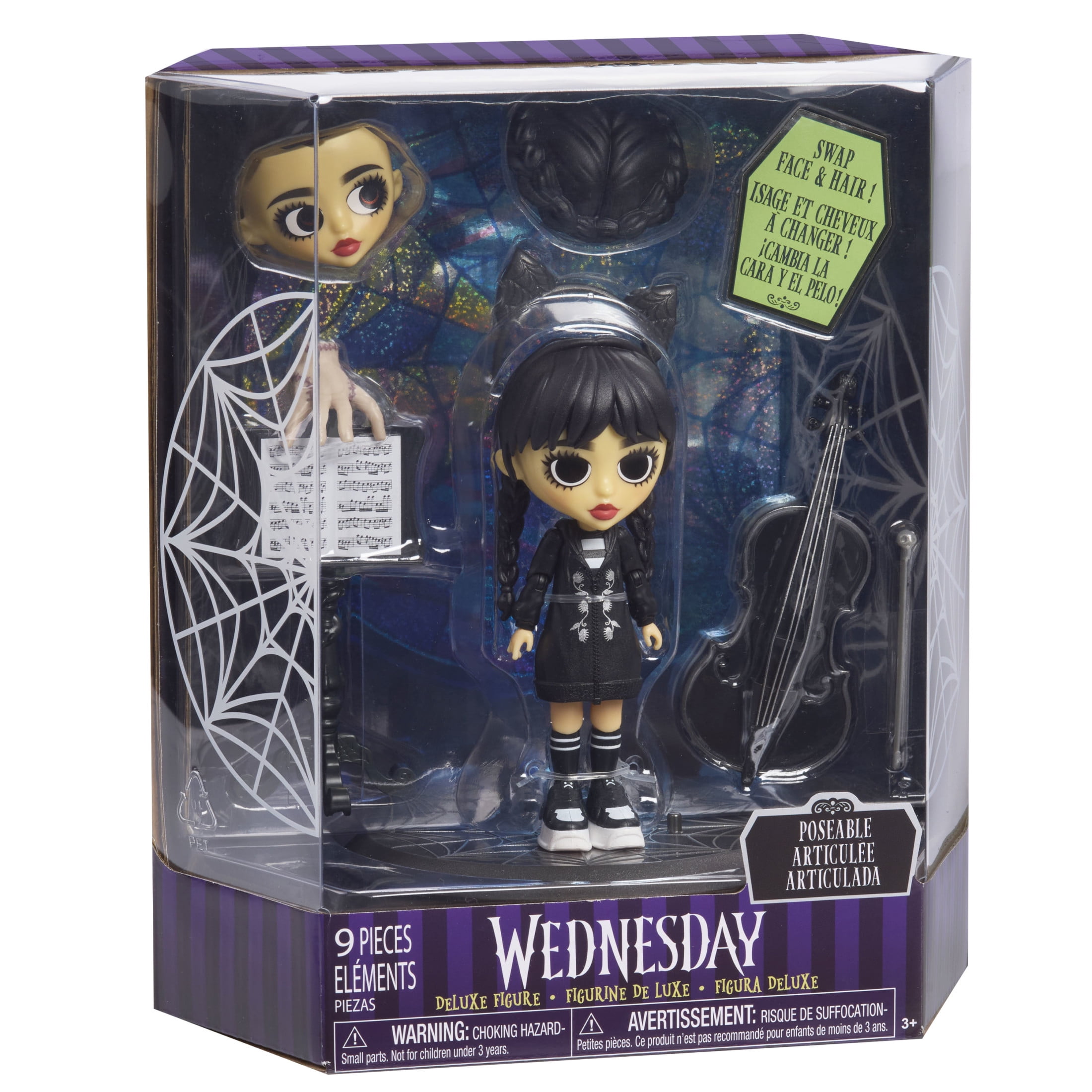 Wednesday Deluxe 6-inch Articulated Figure, 11-pieces Baby and Toddler ...