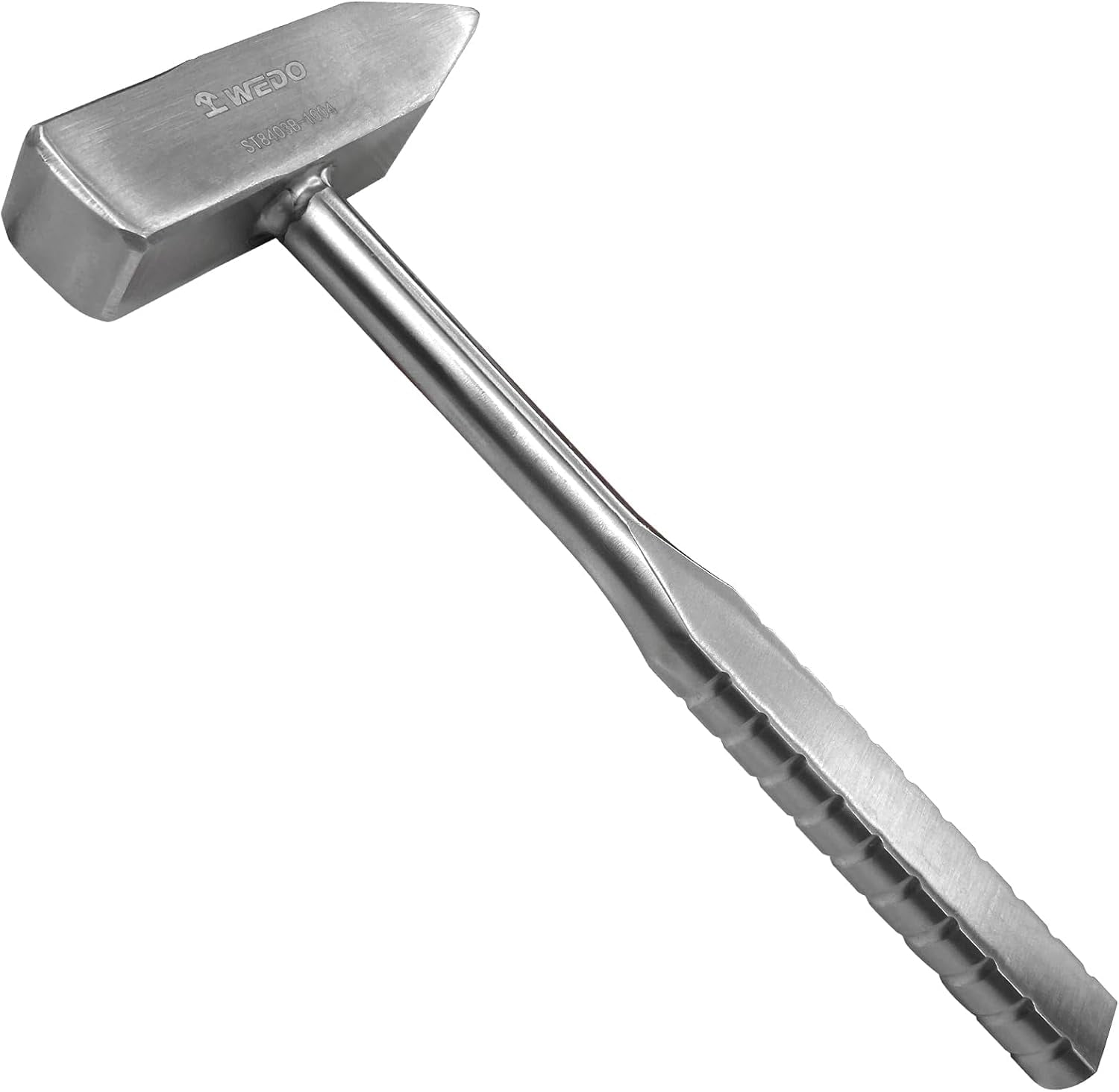 WEDO Stainless Hammer,Cross Pein Engineers'with Flat handle, Corrosion ...