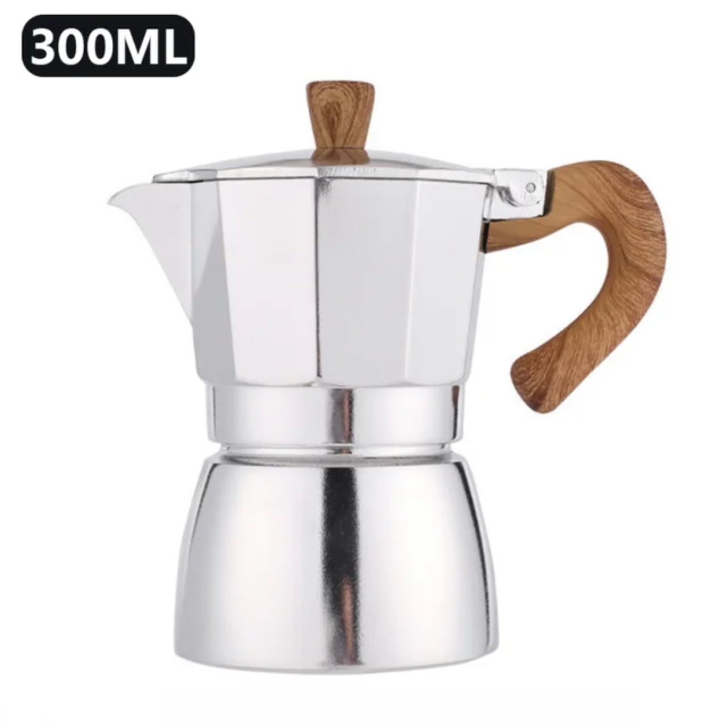 WEDURLA European Style Aluminum 150/300ML Moka Coffee Maker Pot for ...