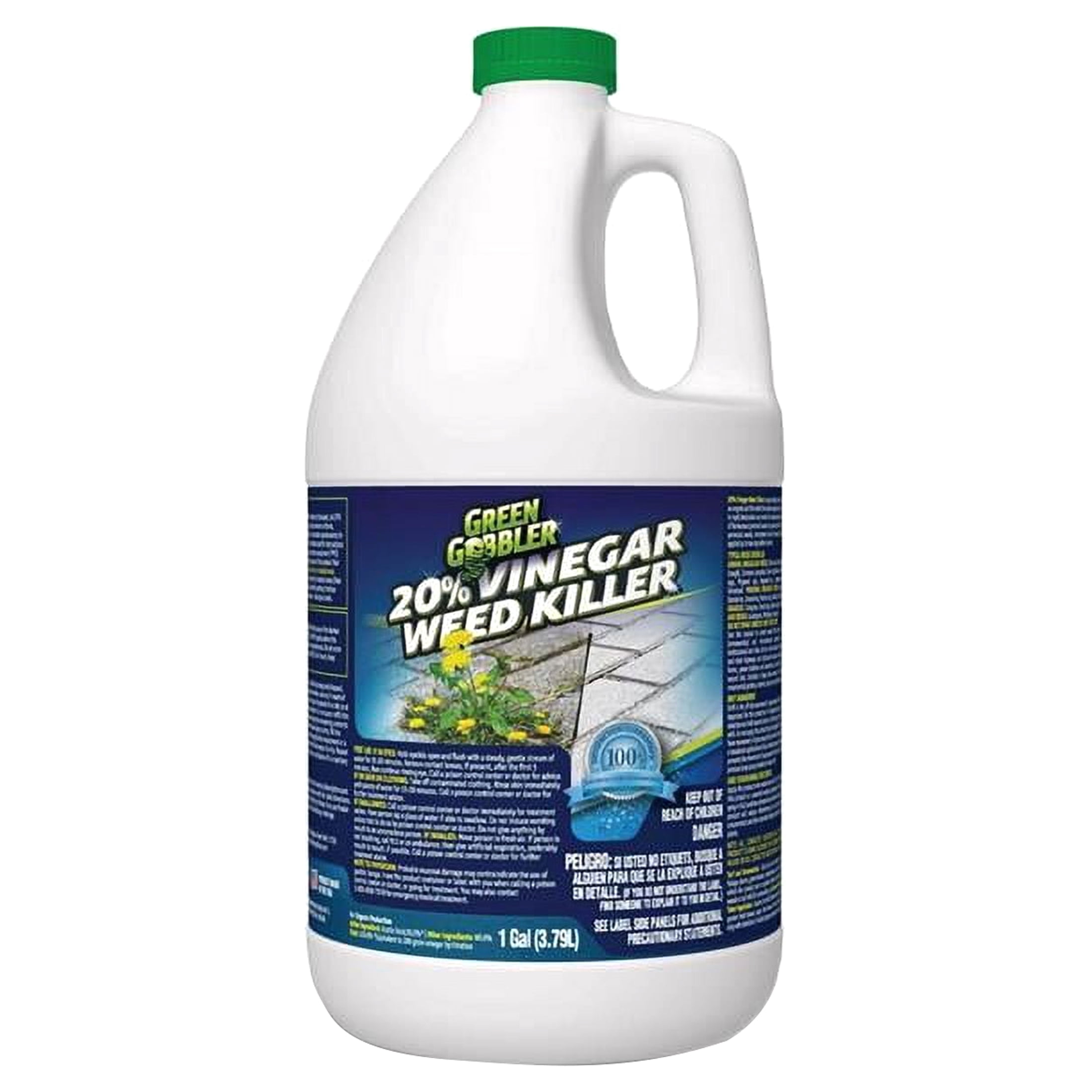Green Gobbler Organic Vinegar Weed Killer, 1 Gallon, 20% RTU Liquid ...