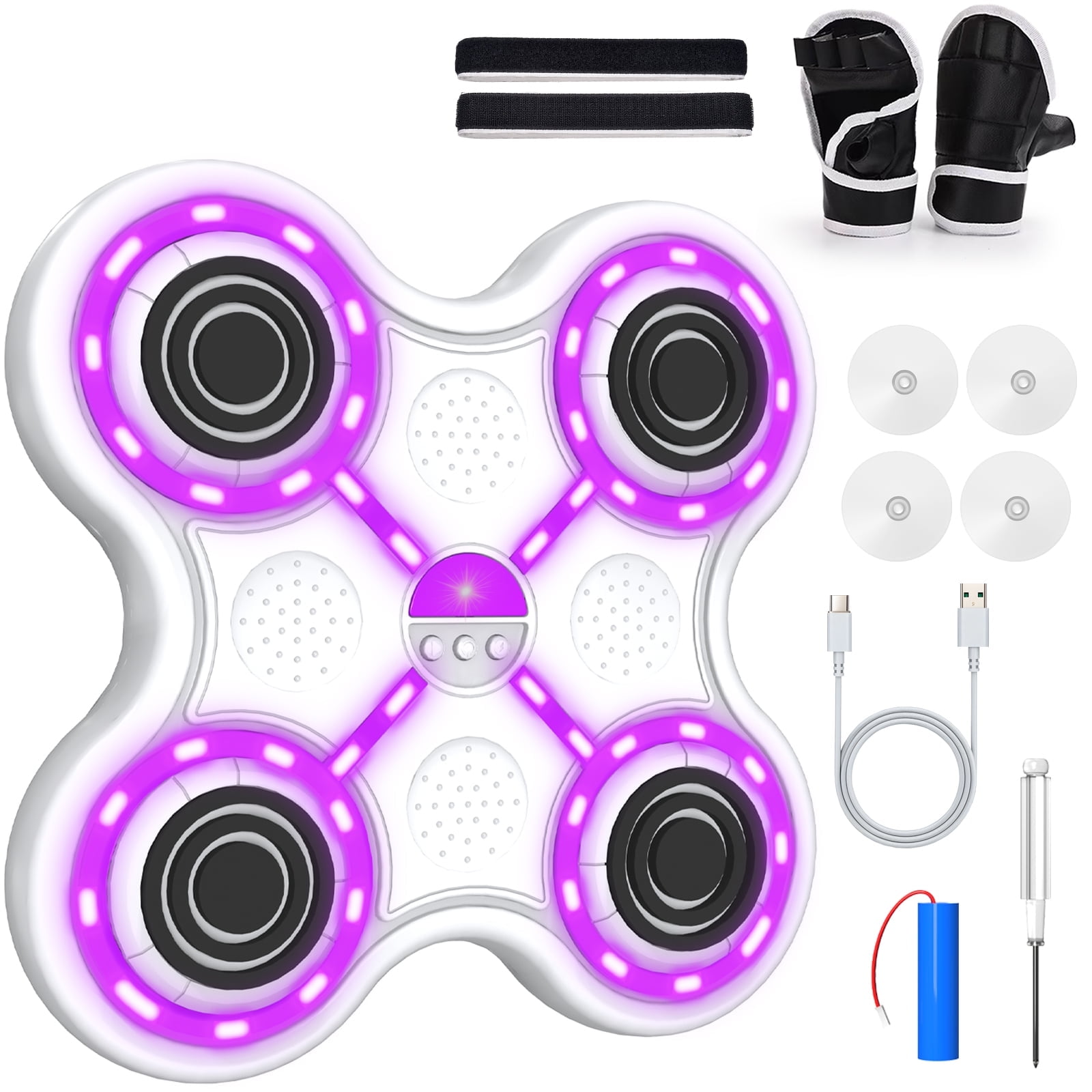 WEEKEND COME Music Boxing Machine Workout Equipment, With Boxing Gloves ...