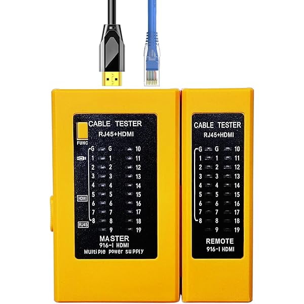 WEEKS 2 in 1 Network Cable Tester and HDMI Cable Tester Tool Portable ...