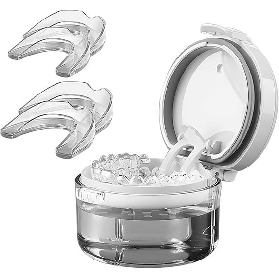 WEEKS 4 Pack Moldable Mouth Guard for Teeth Grinding at Night with ...