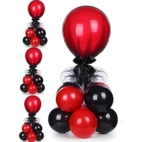 WEEKS 4 Set Table Centerpieces Balloons Stand Kit Table Stand Holder ...