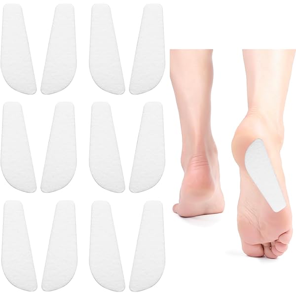 WEEKS 6 Pairs Medial Lateral Heel Wedge Felt Insoles for Foot Alignment ...