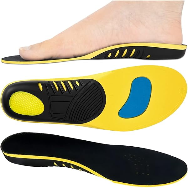 WEEKS Arch Support Plantar Fasciitis Insoles for Men and Women Shoe ...
