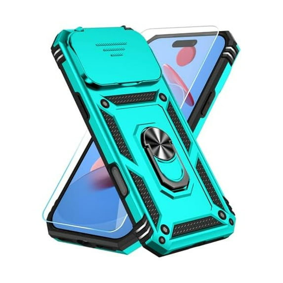 WEEKS Compatible with iPhone 17 Pro Max Case with HD Screen Protector ...