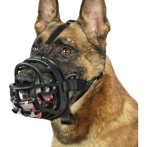 WEEKS Dog Muzzle for Biting Chewing Scavenging, Basket Muzzle for Large ...