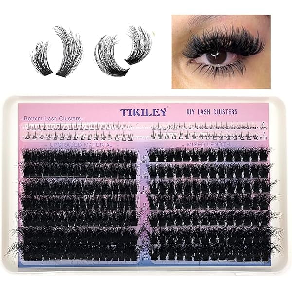 WEEKS Lash Clusters Individual Lash Extensions DIY Multi-type Faux Mink ...