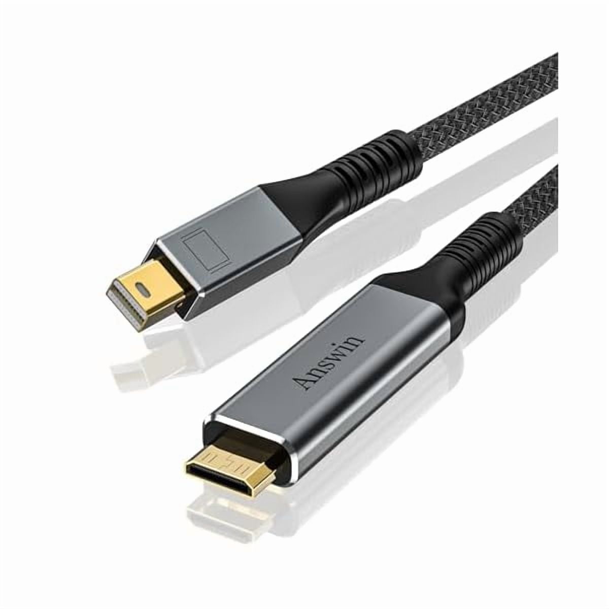 WEEKS Mini Displayport to Mini HDMI Cable 4K Unidirectional 10Ft 2K ...