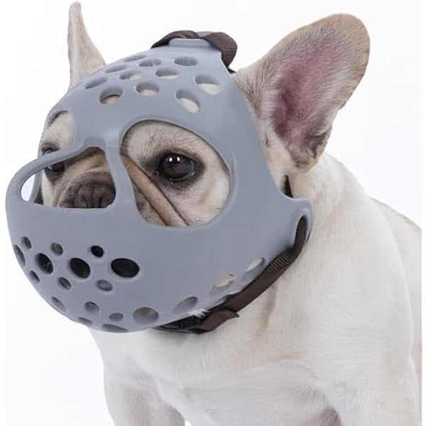 WEEKS Short Snout Dog Muzzle for French Bulldogs & Pugs - Soft ...