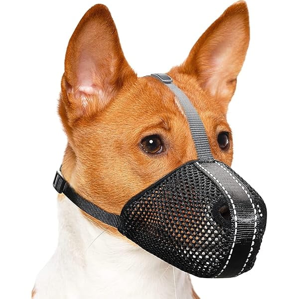 WEEKS Soft Mesh Dog Muzzle for Small Medium Large Dogs, Durable Air ...