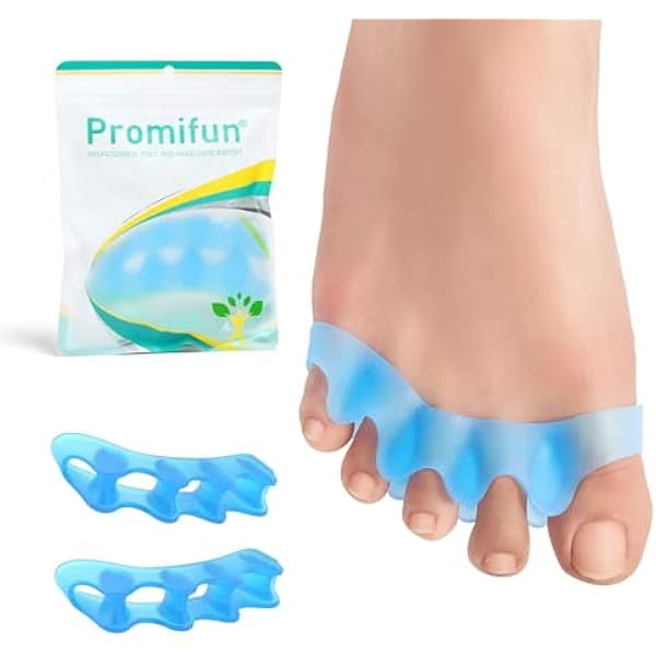 WEEKS Toe Spacers & Separators - 8-Pack Bunion Corrector for Toe ...
