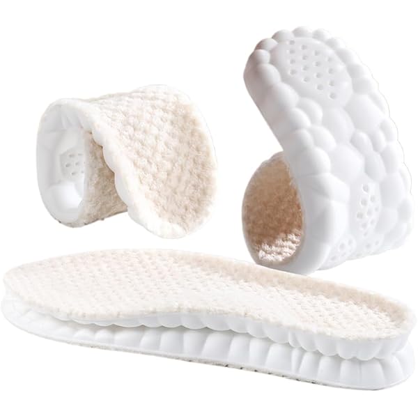 WEEKS Warm Sport Insoles for Women Men,Thermal Shoe Insoles,Winter 4D ...