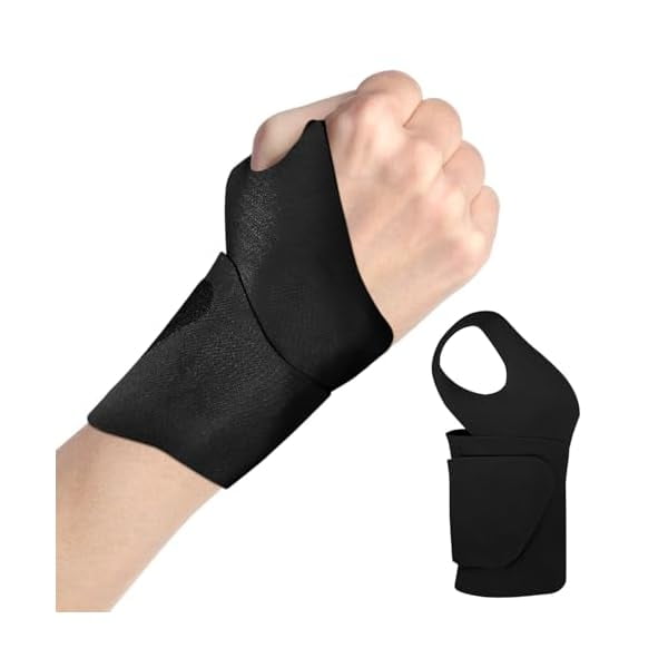 WEEKS Wrist Brace, Ultra Thin Wrist Wrap Adjustable Unisex Wrist Strap ...