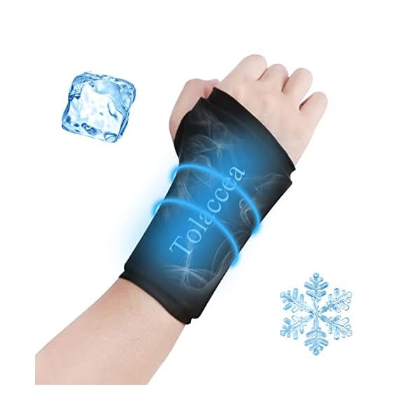 WEEKS Wrist Ice Pack Wrap & Heating Pad Microwavable Hot & Cold Therapy ...