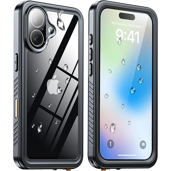 WEEKS for iPhone 17 Case, IP68 Waterproof Shockproof Case, [Built-in ...
