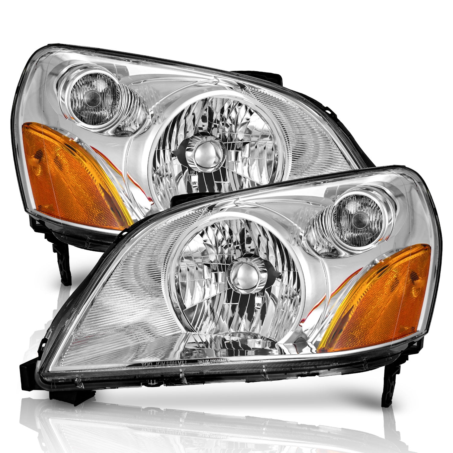 WEELMOTO for 2004-2005 Honda Pilot EX-L Headlights, for 2003-2005 Pilot ...