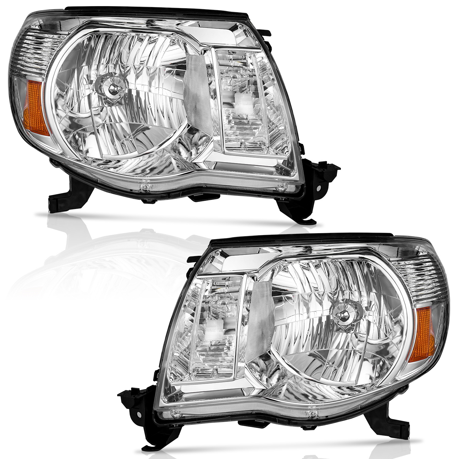Weelmoto For 2005 2011 Tacoma Headlights Assembly Compatible With 2005